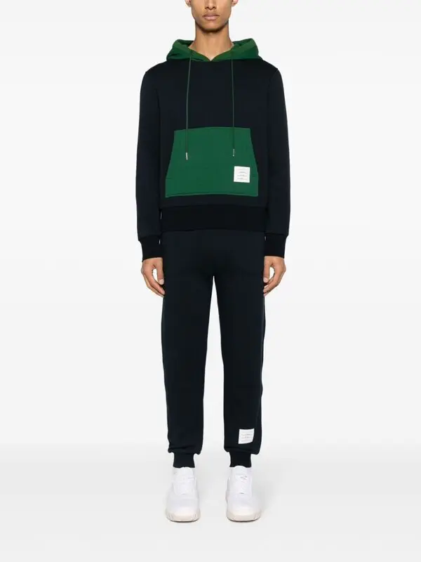 Thom Browne Colour-block Cotton Hoodie