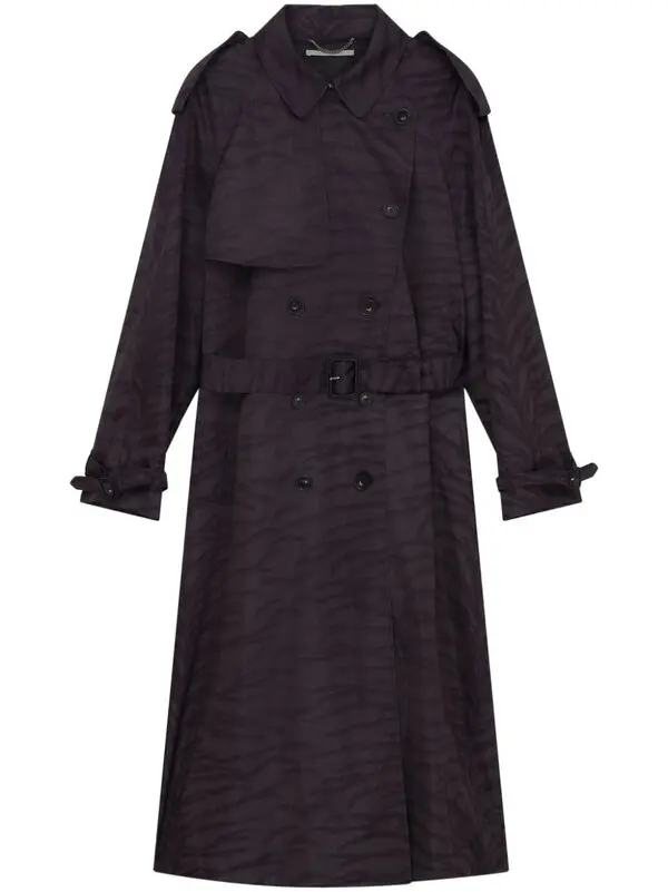 Stella McCartney Tiger-print Trench Coat