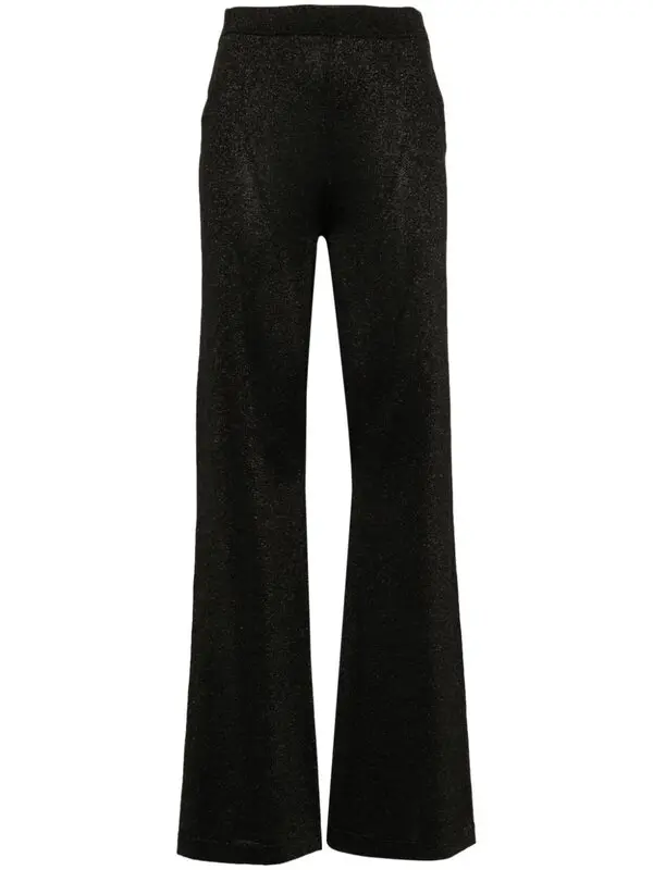 Missoni High-waisted Flared Trousers - Black