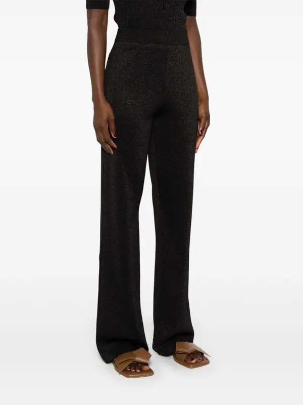 Missoni High-waisted Flared Trousers - Black