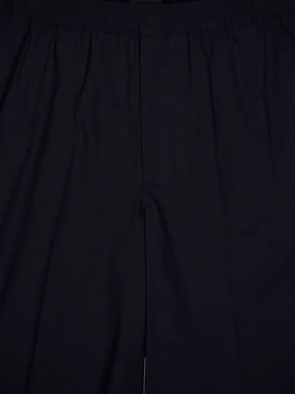 Givenchy Wool-poplin Bermuda Shorts - Blue