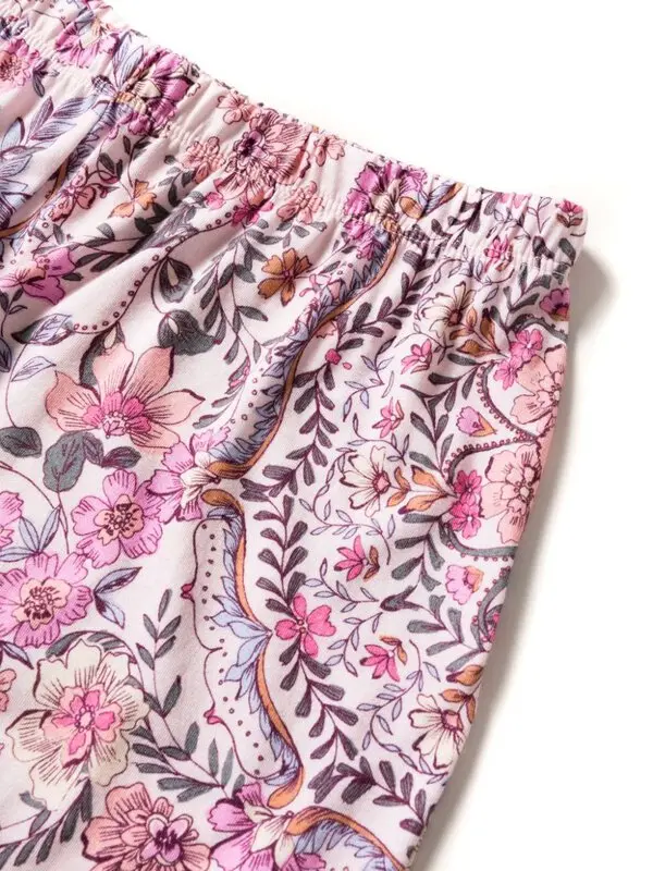 Johnny Was The Bobbie Crop Pyjama Set - Pink