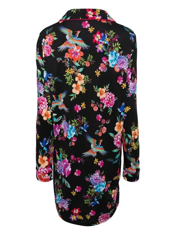 Johnny Was The Neena Night Shirt - Black