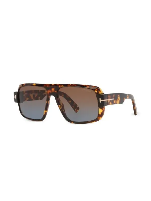 TOM FORD Pilot-frame Sunglasses - Brown