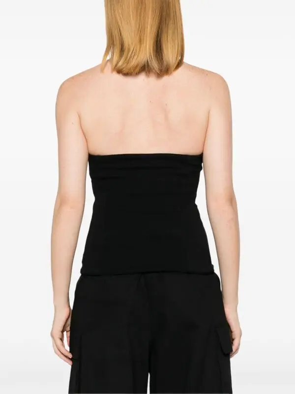 Attico Panelled Halterneck Tank Top
