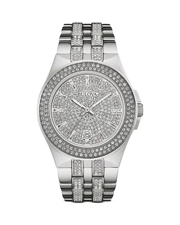 Bulova Classic Phantom 42mm Watch - Silver