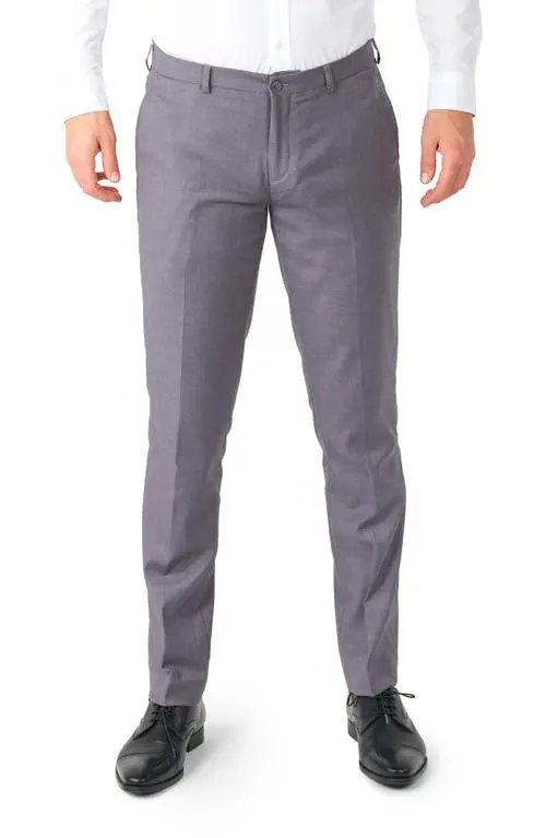 Opposuits Daily Tailored Fit Dark Stretch Suit - Grey