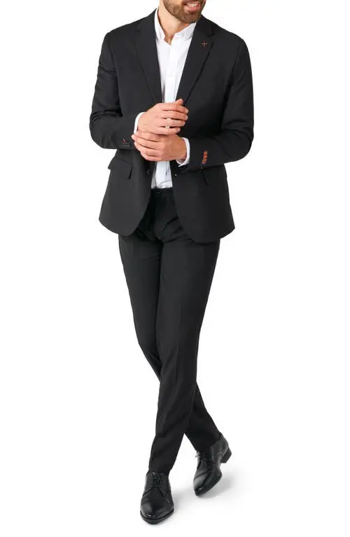Opposuits Daily Tailored Fit Two-piece Suit - Black