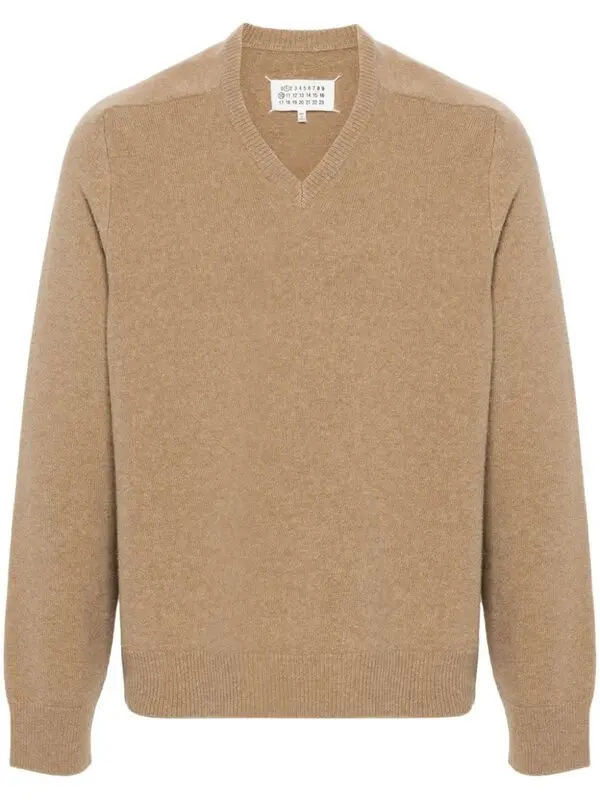 MAISON MARGIELA V-neck Wool Jumper