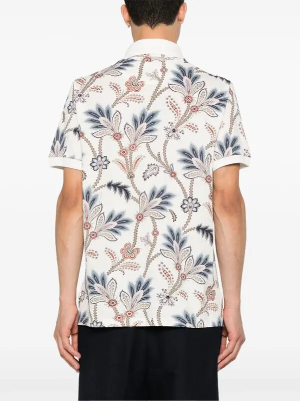Etro Floral Paisley Polo Shirt