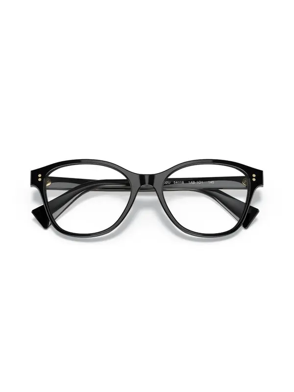 Miu Miu Round-Frame Glasses - Black | Editorialist display picture 3