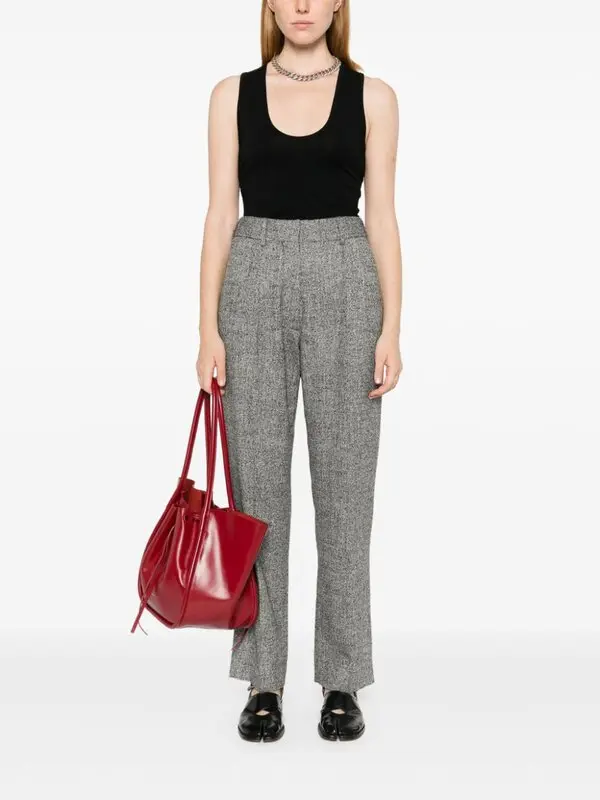 BLAZÉ MILANO Fox Alpaca Wool-blend Trousers