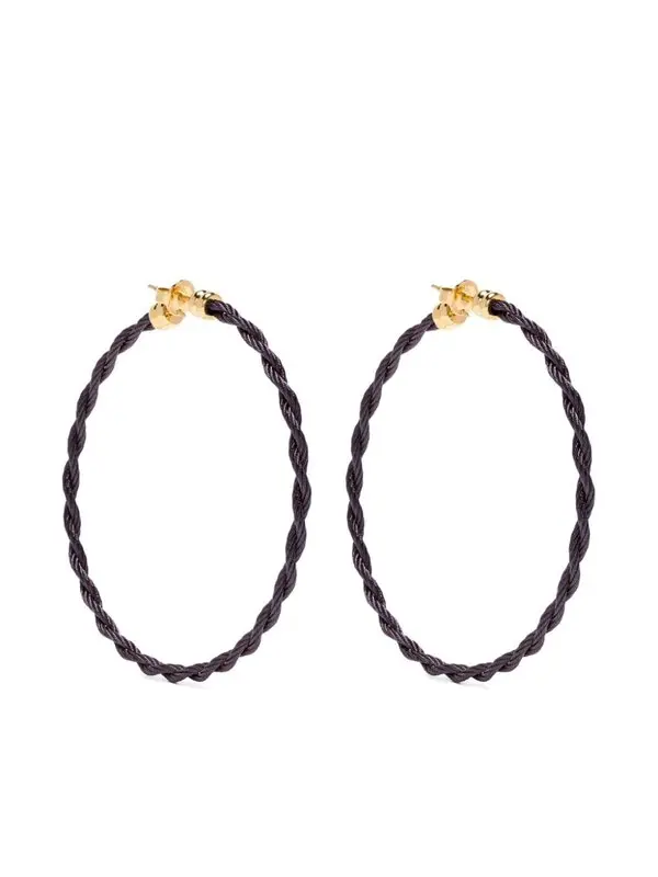 CHARRIOL Love Twist Hoop Earrings - Gold