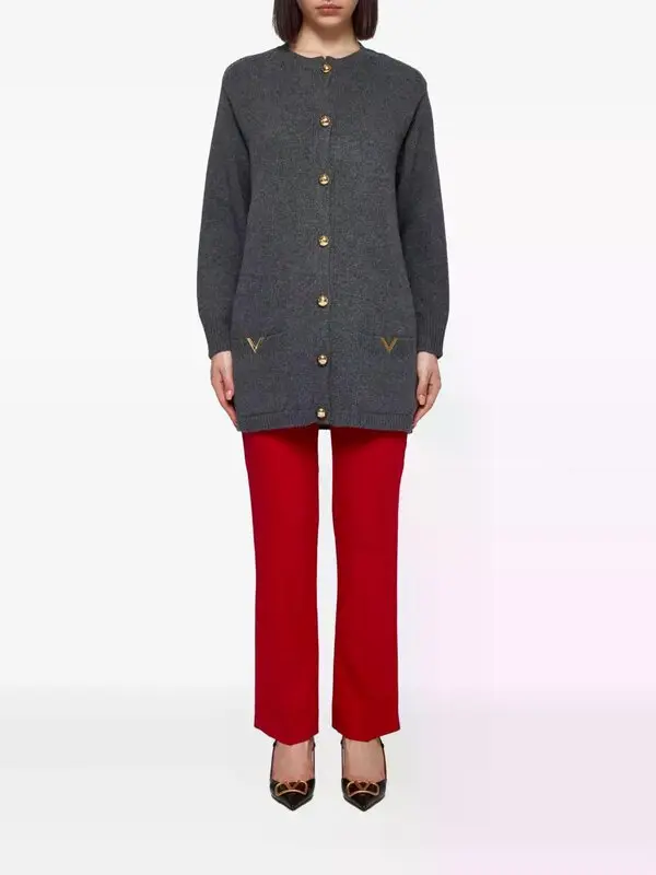 Valentino Garavani Vgold Cardigan - Grey