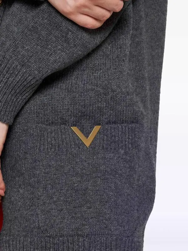 Valentino Garavani Vgold Cardigan - Grey