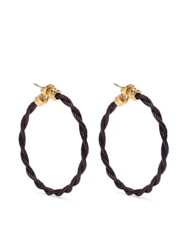 CHARRIOL Love Twist Hoop Earrings - Gold