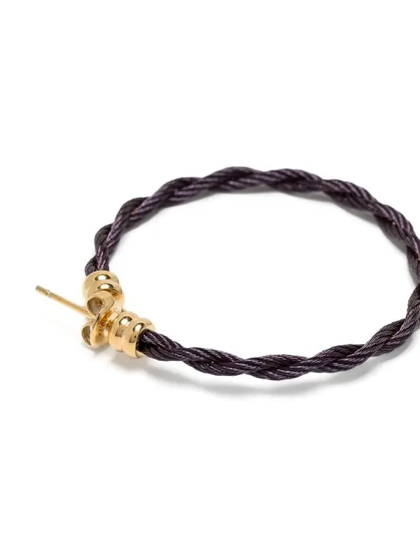 CHARRIOL Love Twist Hoop Earrings