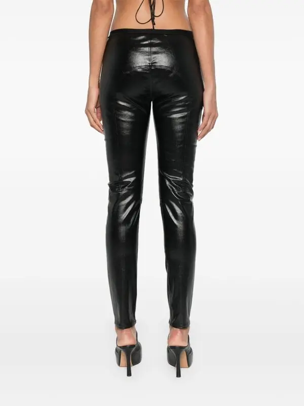Rick Owens Coated-finish Leggings
