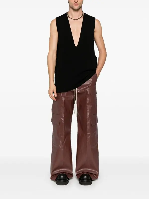Rick Owens Fine-knit Vest - Black