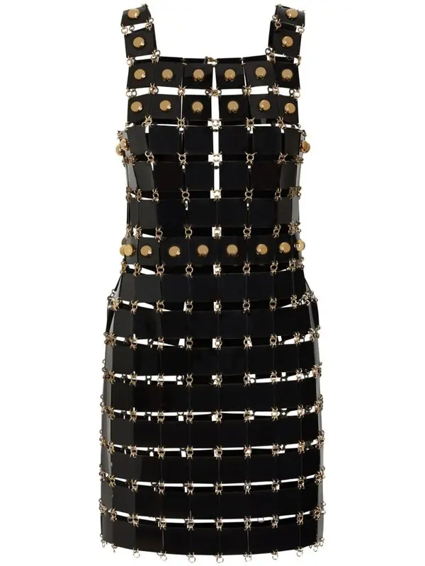 Rabanne Stud-detailed Mini Dress