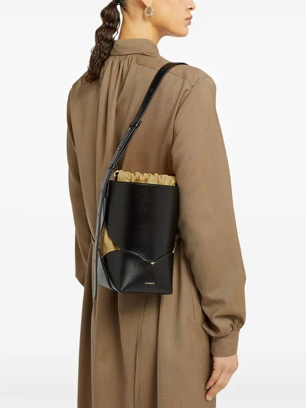 JIL SANDER Leather Bucket Bag