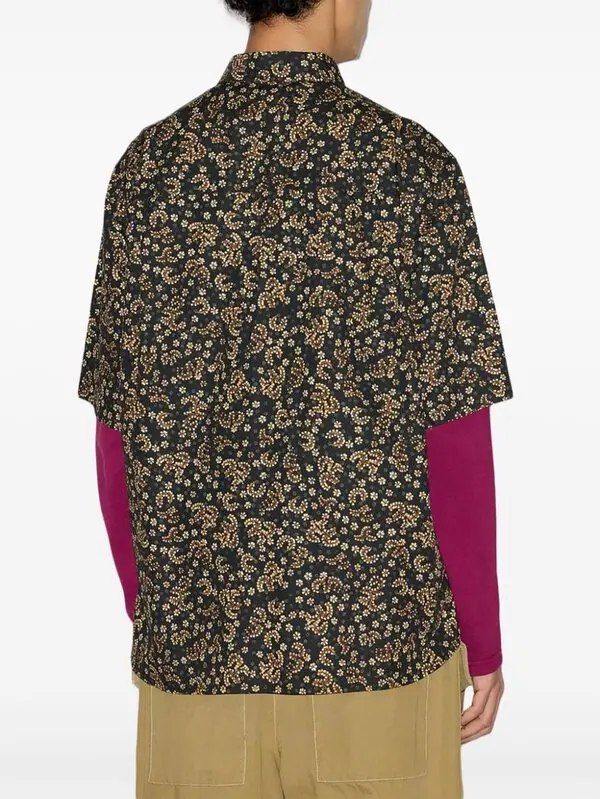 MARANT Labilio Floral-print Shirt - Black
