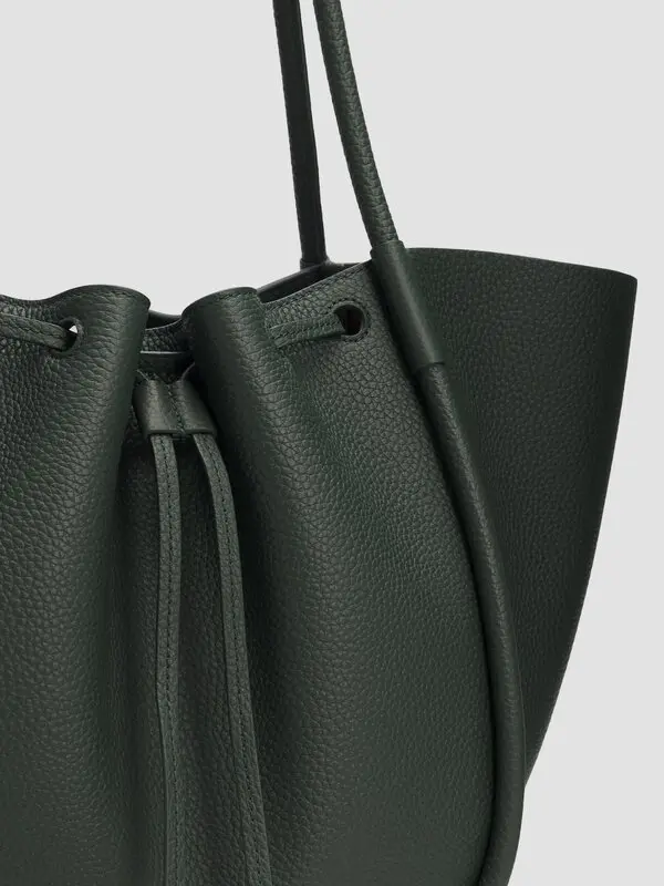 Proenza Schouler Ruched Leather Tote Bag - Bottle