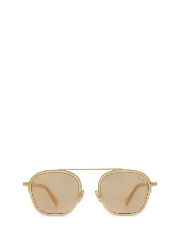 Zegna Aviator Sunglasses - Shiny Light Yellow