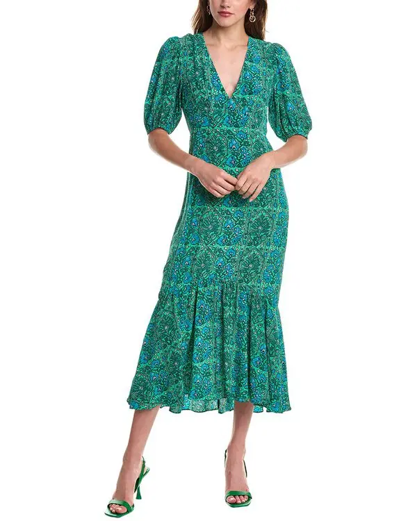 green cord lace midi dress Boden Cecily Belted Long Sleeve Cotton Corduroy Midi Dress in Woodland Green at Nordstrom, Size 2