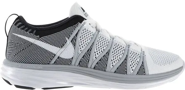 Nike Flyknit Lunar 2 Sneakers - White/wolf Grey