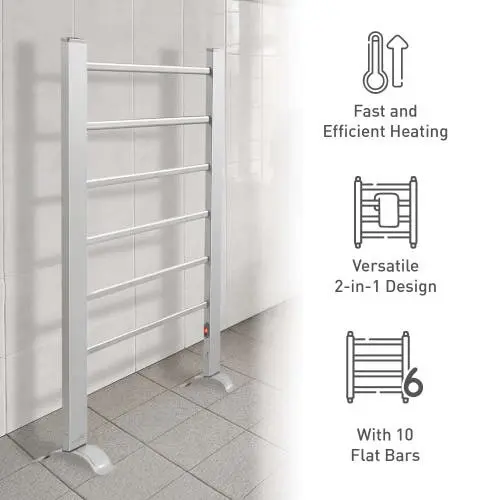 PURSONIC 6-bar Electric Towel Warmer