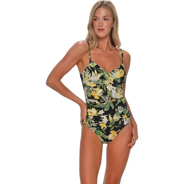 SUNSETS Simone Tankini Swimsuit Top - Night Bloom