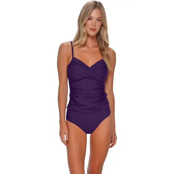 SUNSETS Simone Tankini Swimsuit Top - Paradise Plum