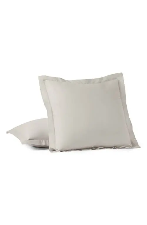 COYUCHI 300 Thread Count Organic Cotton Percale Sham - Stone