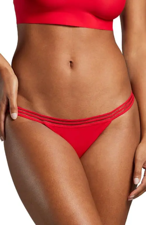 SIELLA Microfiber Thong - Chilean Red