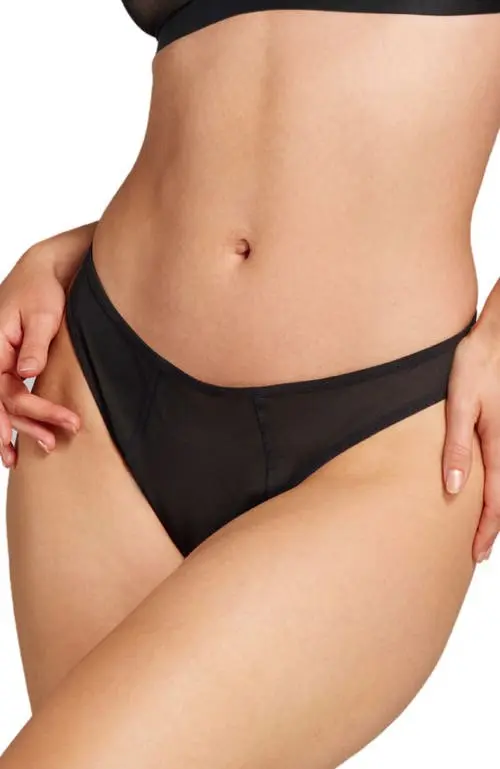 SIELLA Power Mesh Thong - Black