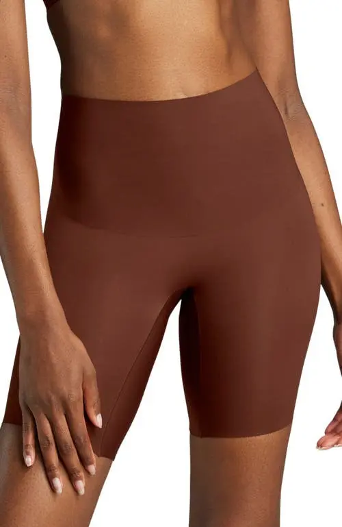 SIELLA No Show Shapewear Short - Cocoa