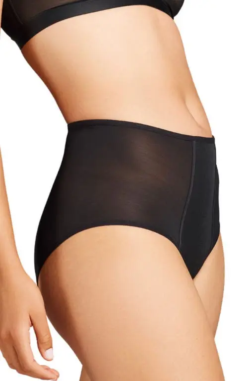 SIELLA Power Mesh High Waist Brief - Black