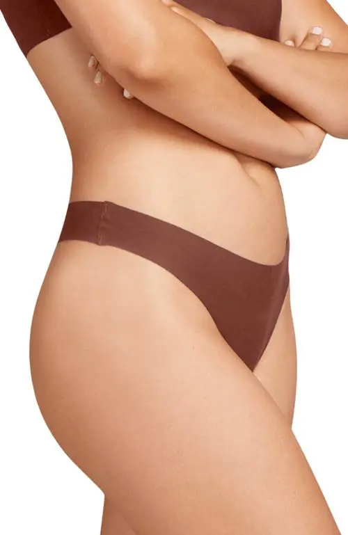 SIELLA No-show Thong - Cocoa