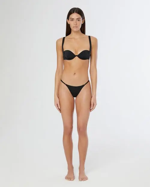 Onia Annalise Bikini Top - Black