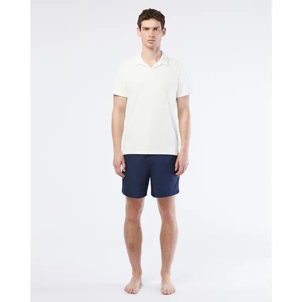 Onia Nylon Crinkle 5" Swim Trunk - Deep Navy