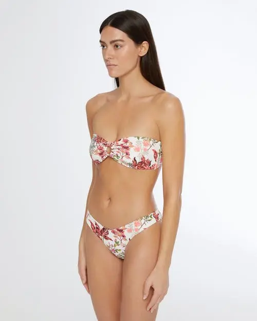 Onia Luna Bikini Top - White Multi