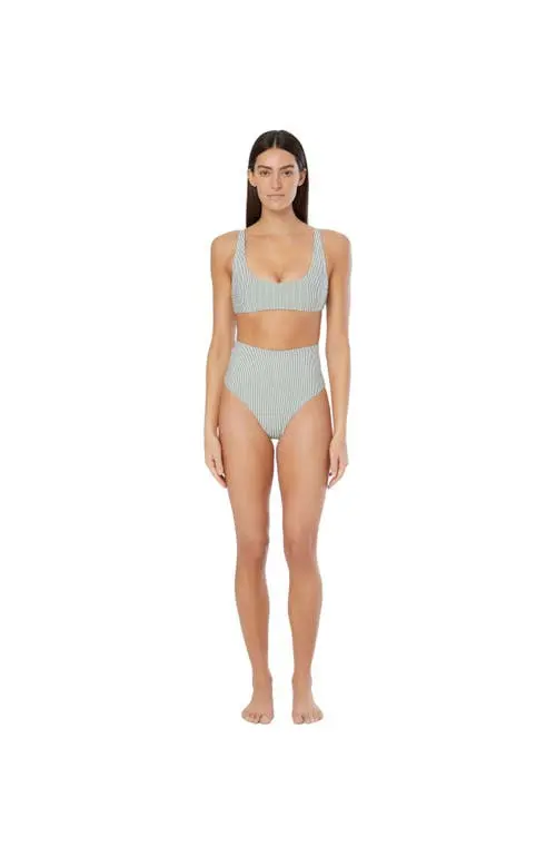 Onia Emelia Bikini Bottom - Sea Spray/white