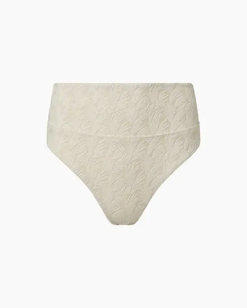 Onia Emelia Bikini Bottom - White/gold