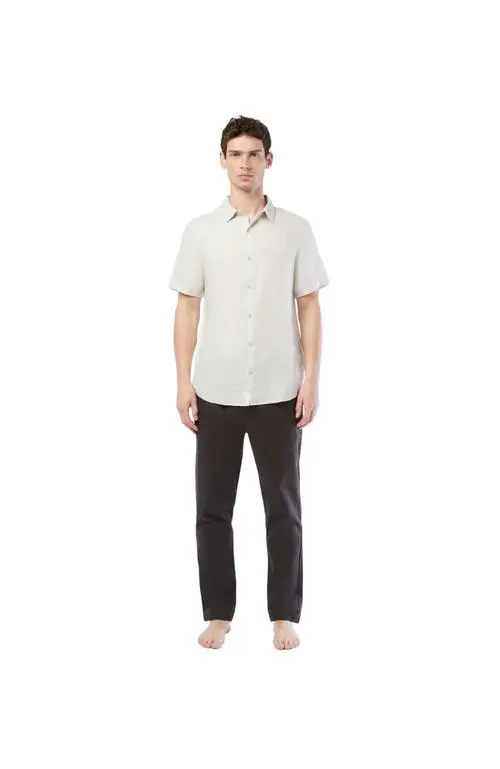 Onia Jack Air Linen Shirt - Stone