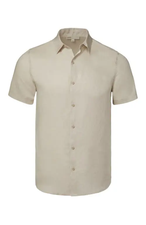Onia Jack Air Linen Shirt - Stone