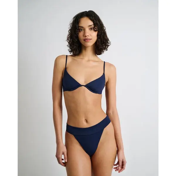 Onia Liana Bikini Top - Deep Navy