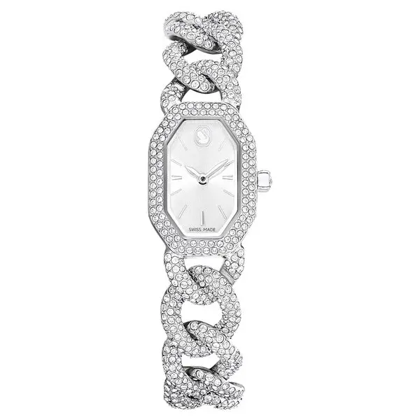 SWAROVSKI Dextera Chain Watch - Silver Tone