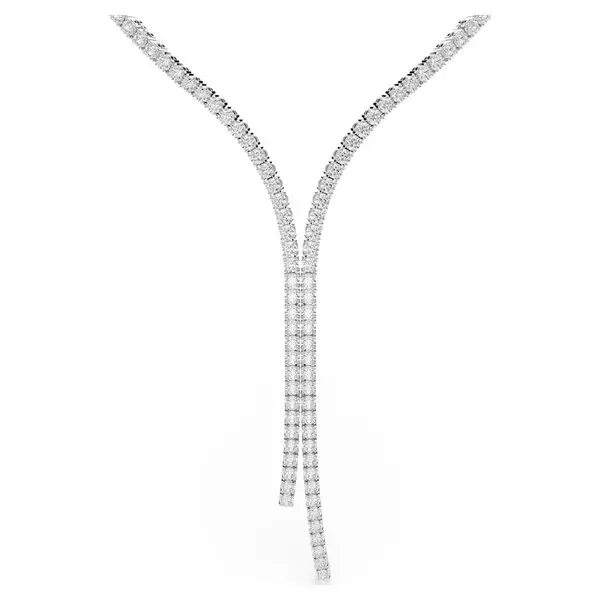 SWAROVSKI Matrix Y Necklace - White