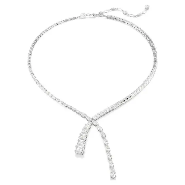 SWAROVSKI Matrix Y Necklace - White